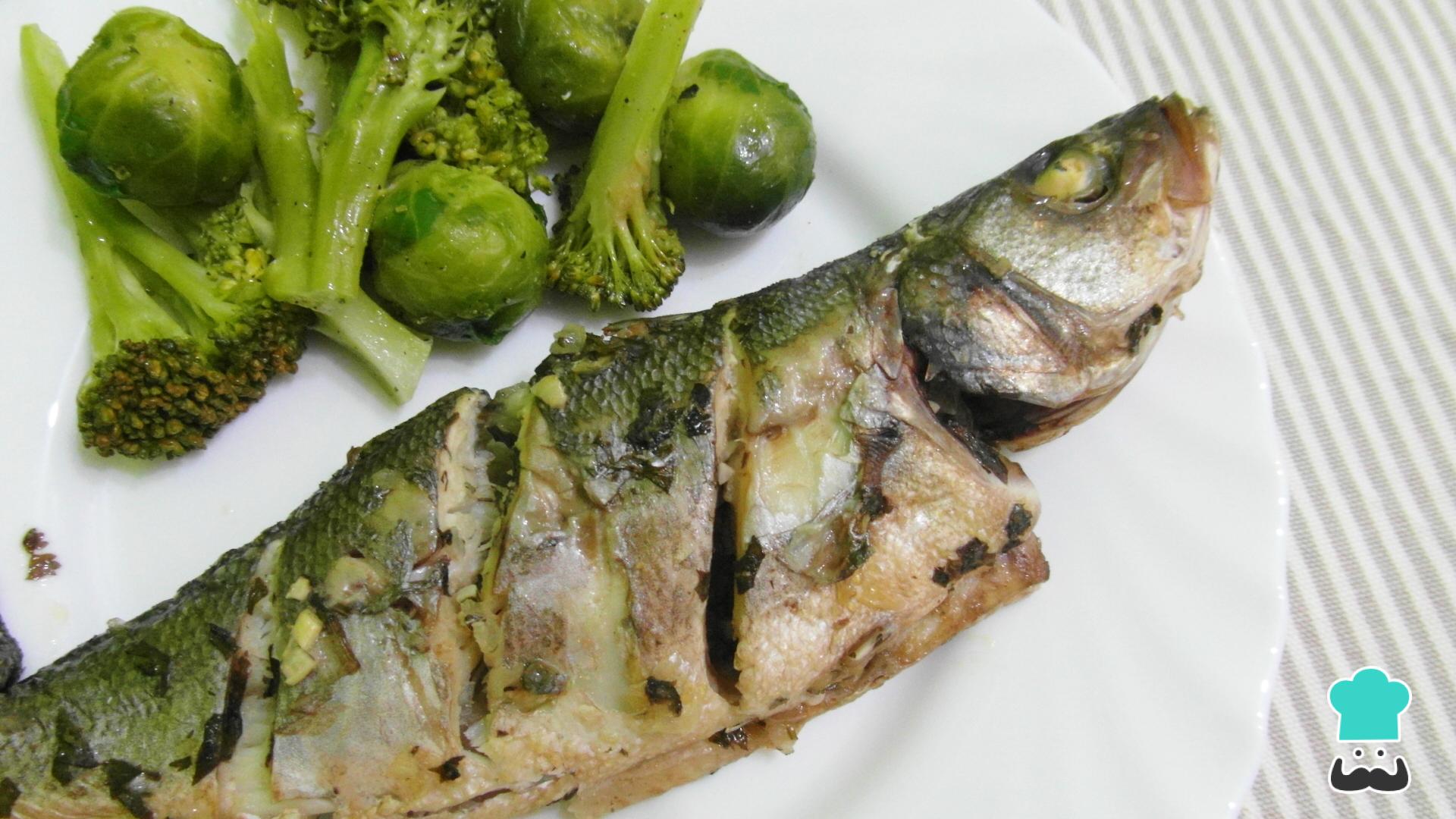 Robalo assado no forno Fácil