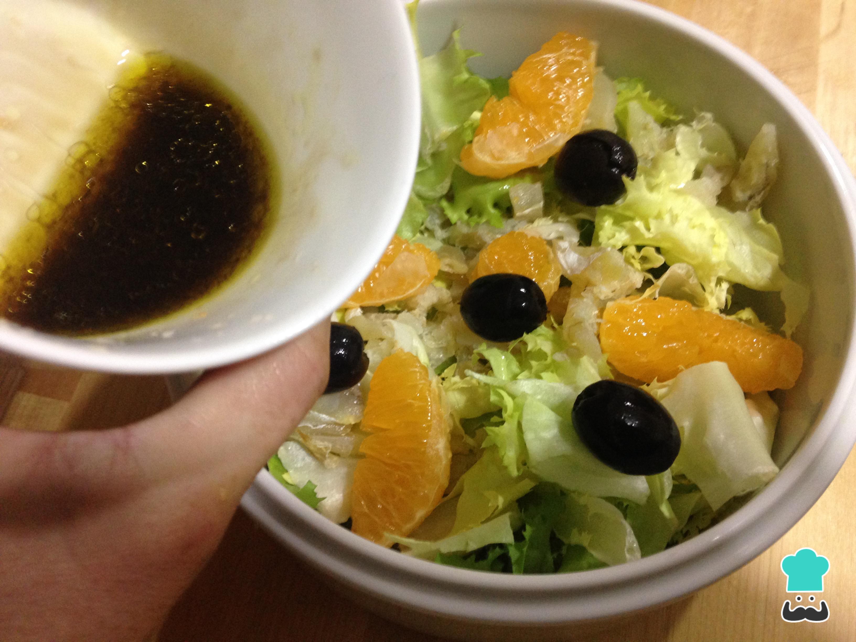 Salada De Escarola Bacalhau F Cil