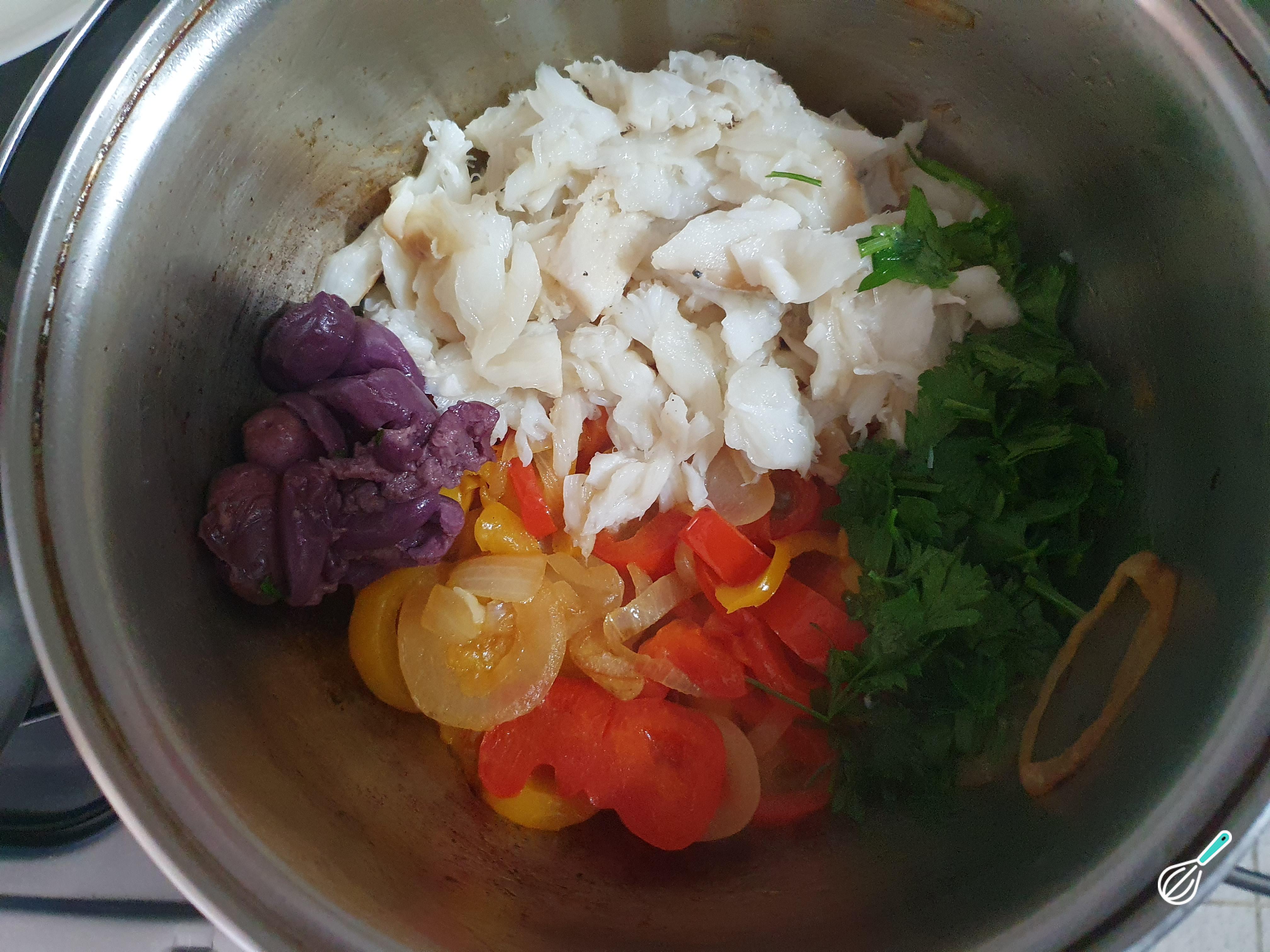 Escondidinho de bacalhau Super fácil