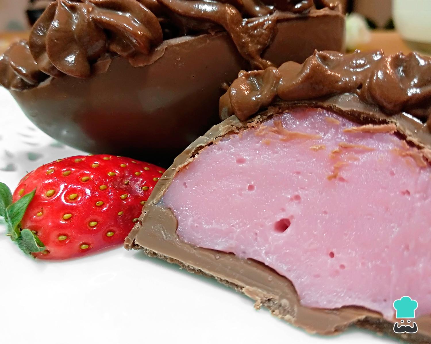 Receita Trufas De Morango - RETOEDU