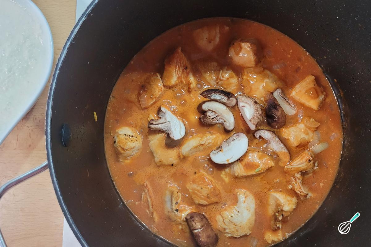 Strogonoff de frango light: passo a passo Strogonoff de frango light: passo a passo